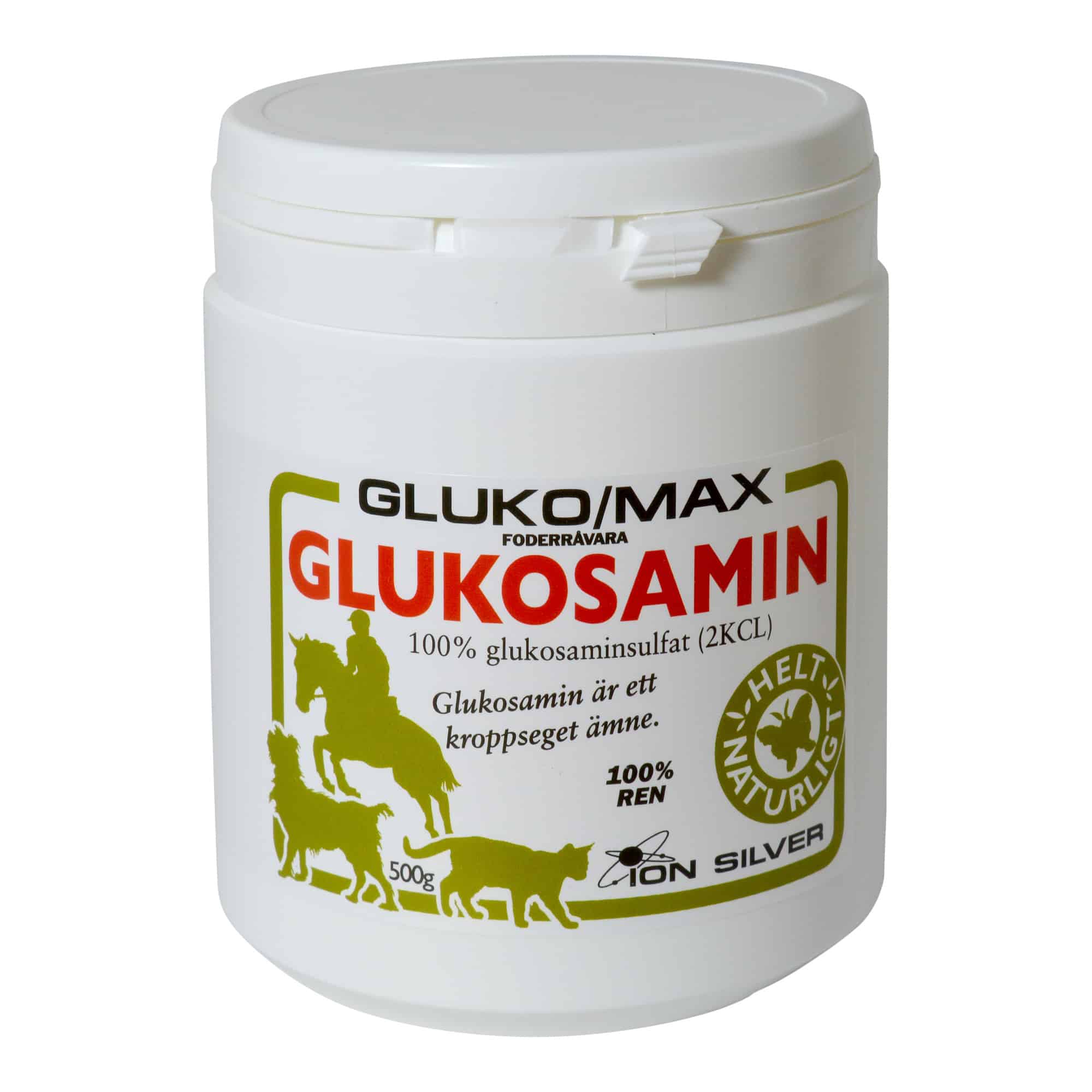 Glukosamin sulfat pulver (Ion Silver GlukoMax) til bundpris - Q Living